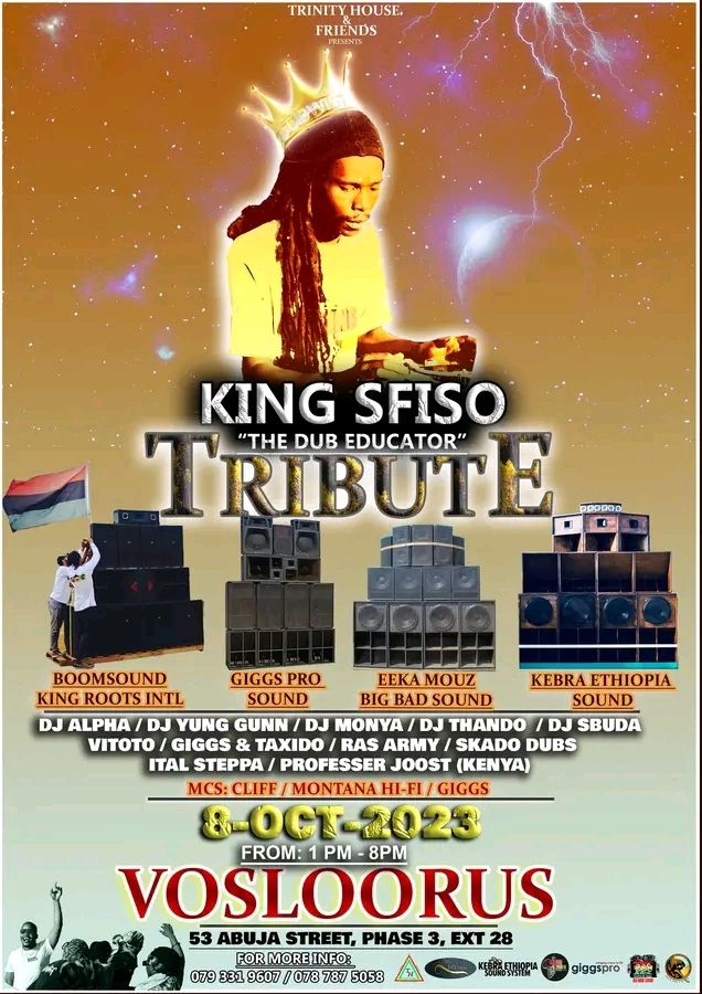 Tribute To King Sfiso The Dub Educator | ThreeGigs