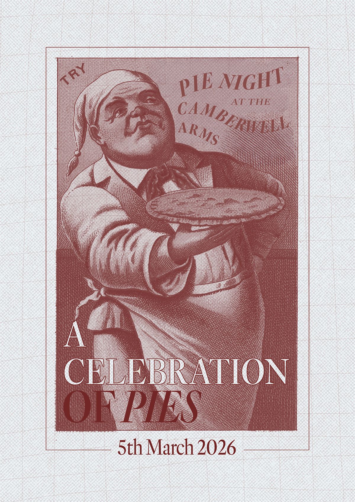 Pie Night by Harry Lomas at the Camberwell Arms, The Camberwell Arms ...