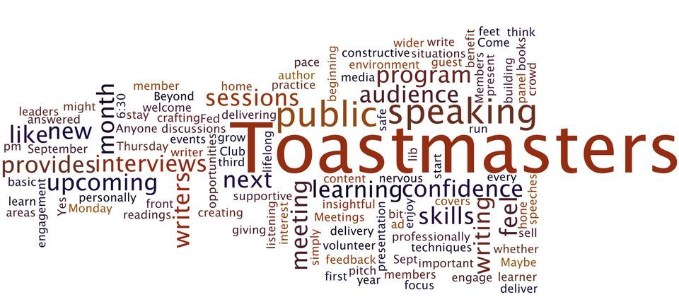 Creatively Speaking Toastmasters meeting (Final 2022 meeting / Holiday ...