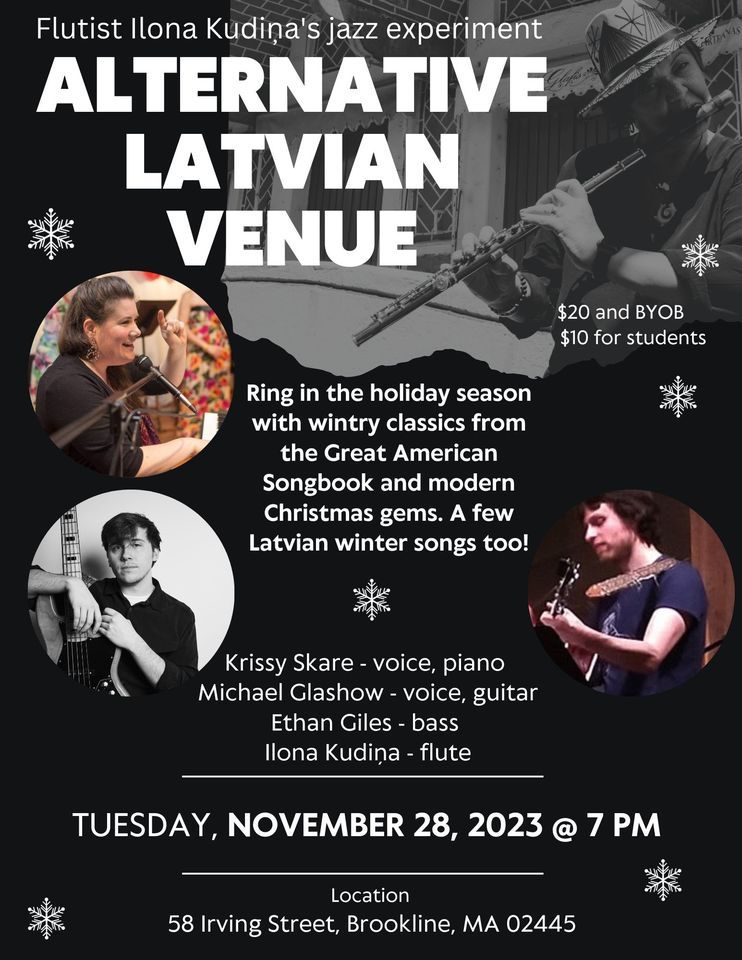 ALTERNATIVE LATVIAN VENUE: Krissy Skare & Co, 58 Irving Street ...