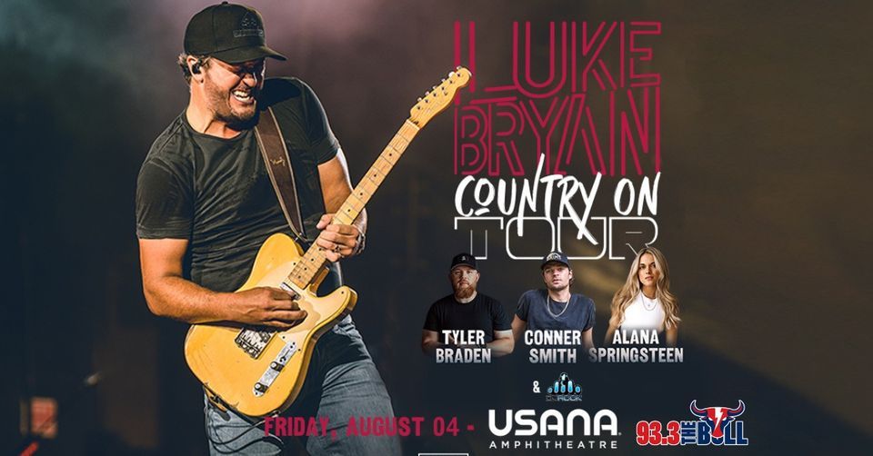 Luke Bryan: Country on Tour USANA Amphitheater , USANA Amphitheatre ...