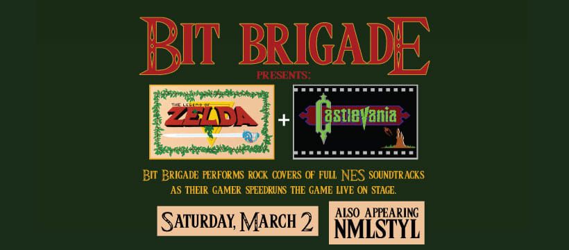BIT BRIGADE performs “THE LEGEND OF ZELDA” + “CASTLEVANIA” LIVE at THE ...