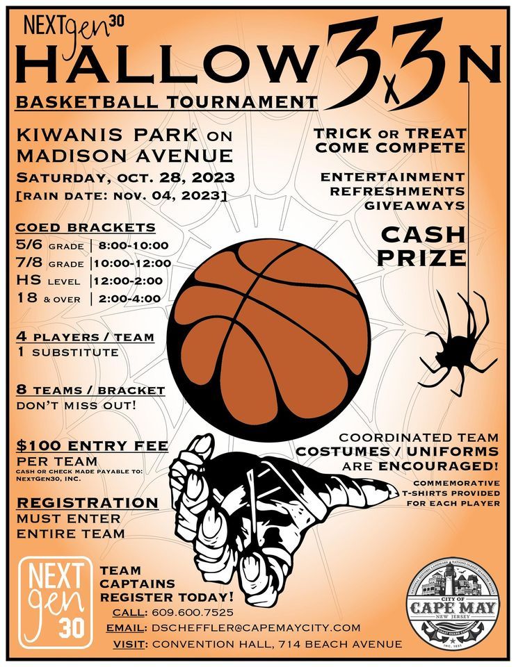 Halloween Basketball Tournament , Kiwanis Park, Cape May, October 28 ...