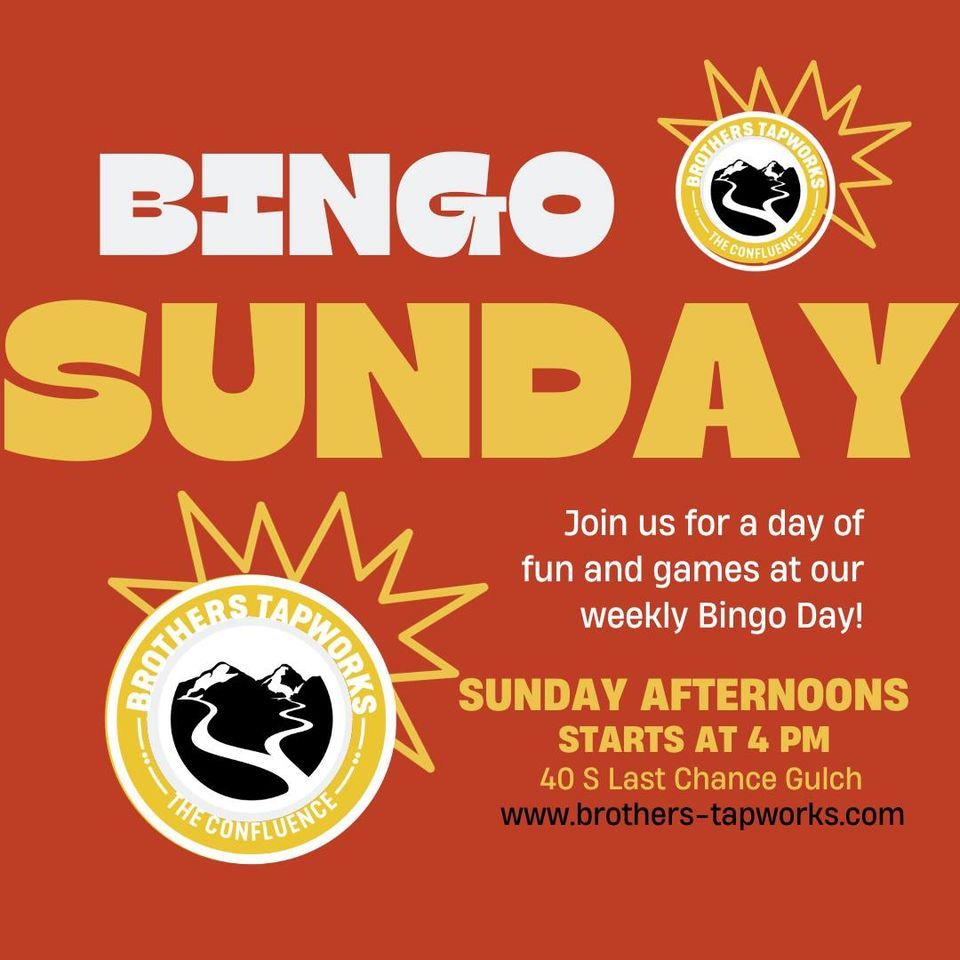 Bingo Sundays, Brothers Tapworks, Helena, 21 January 2024 | AllEvents.in