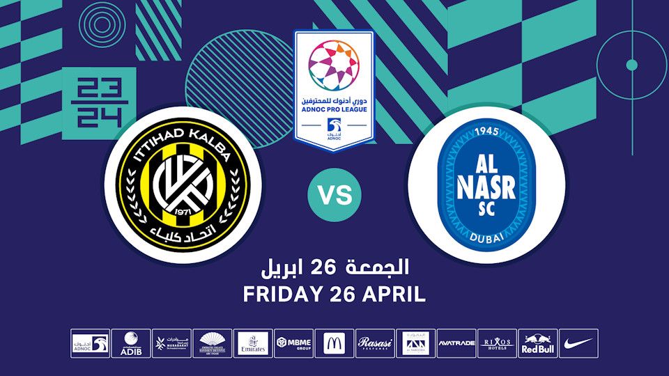Al Nasr FC vs Ittihad Kalba FC, Al Nasr - Al Maktoum Stadium, Dubai, 26 ...