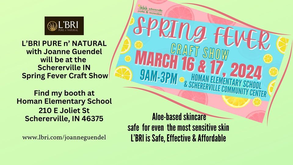 LBRI PURE n NATURAL with Joanne Guendel at Schererville Spring Fever ...