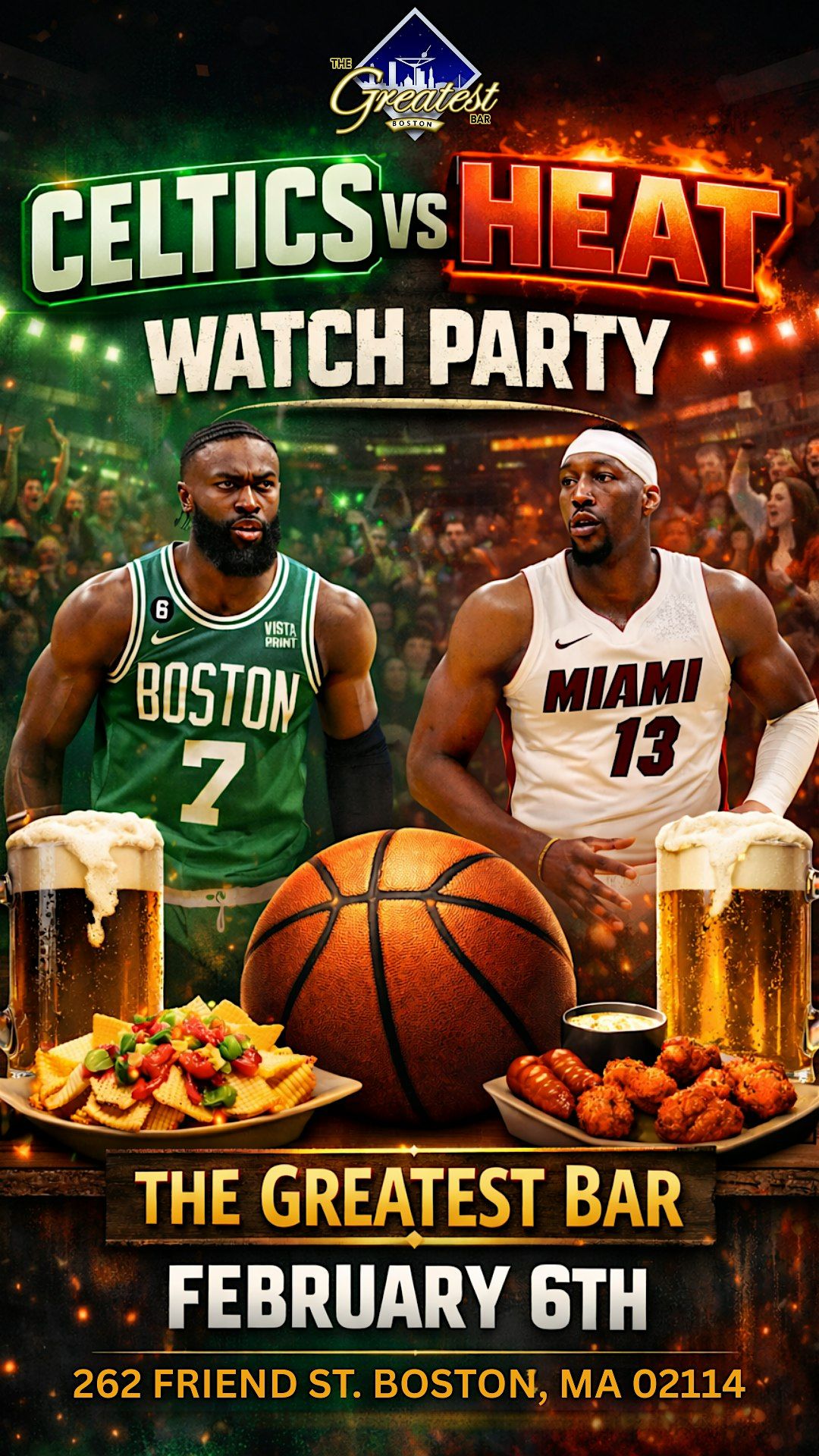 Celtics vs Heat Watch Party at The Greatest Bar, The Greatest Bar ...
