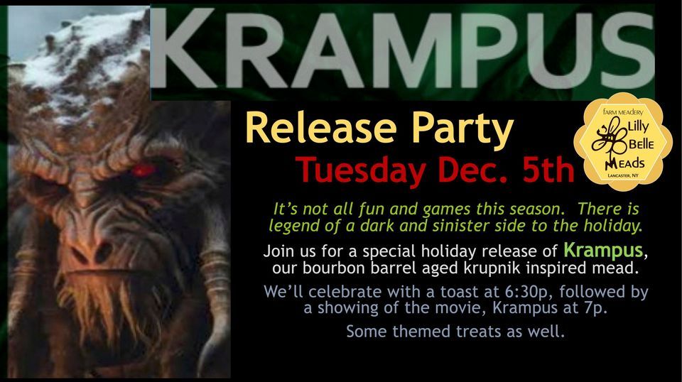 Krampus Release Party Lilly Belle Meads Lancaster December 5 2023