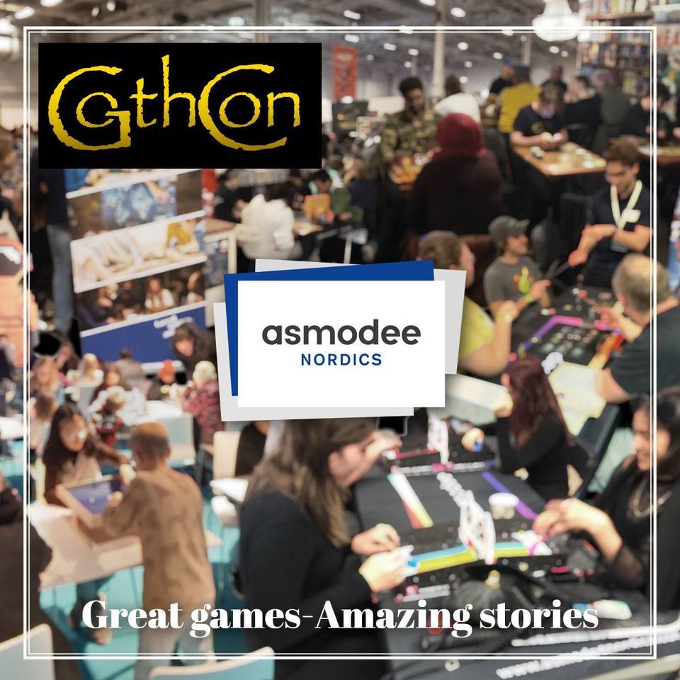 Asmodee Board Game Bar, GothCon, Gothenburg, 29 March to 31 March ...