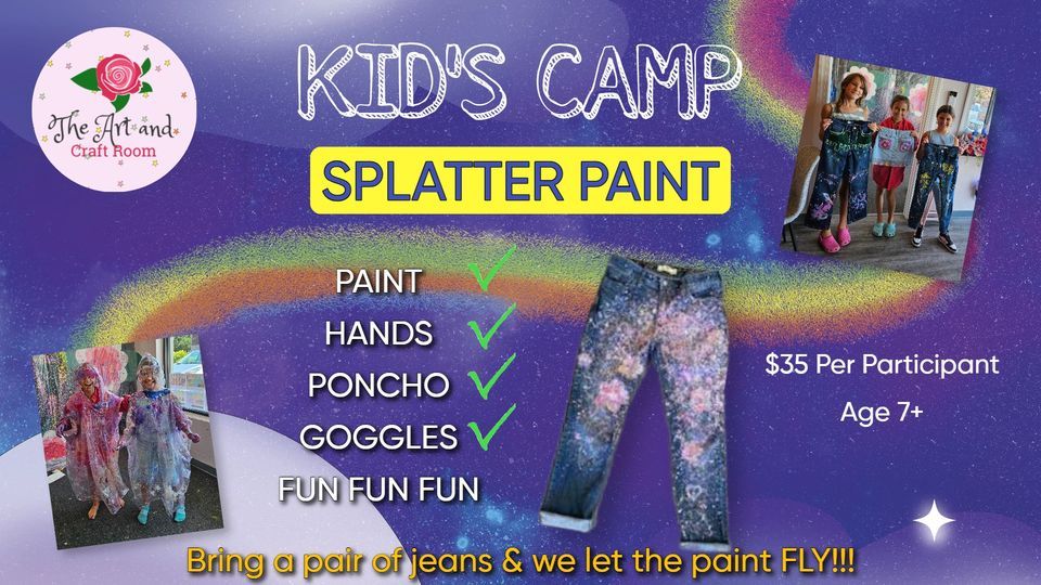KIDS CAMP! SPLATTER PAINT!!!! , 450 Battlefield Blvd S, Chesapeake, VA ...