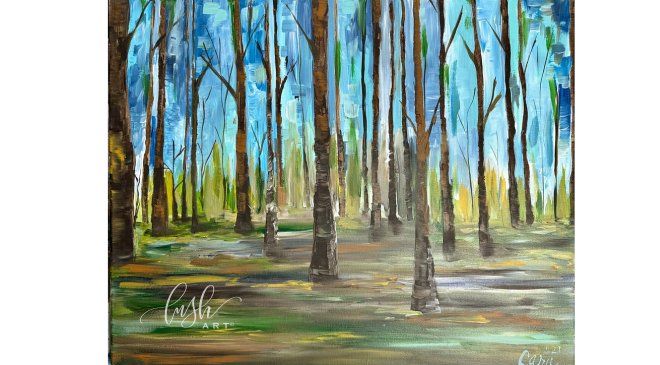 Pecan Orchard Paint Class - Jan 11, Paint with Lush Art, Perry, January ...
