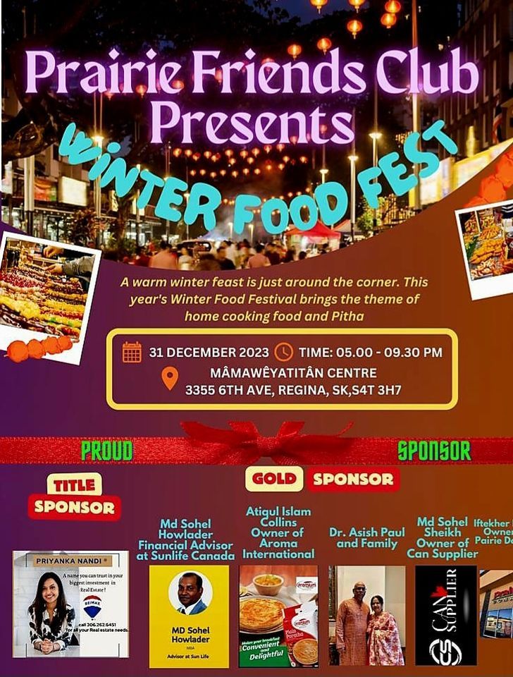 Winter Food Fest, North Central, Regina, December 31 2023 | AllEvents.in