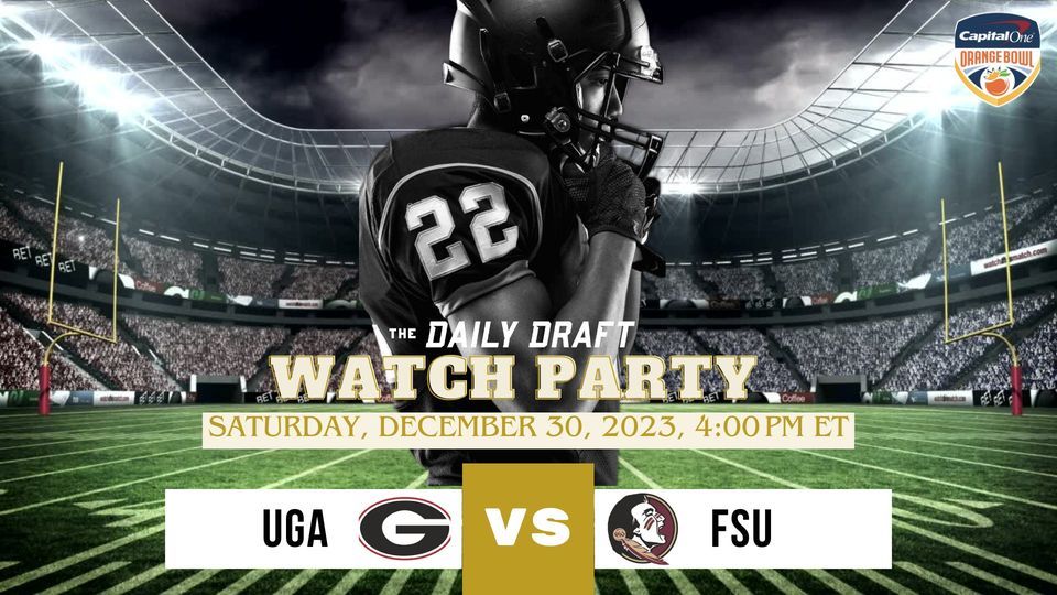 The Daily Draft Presents "Orange Bowl Watch Party", The Daily Draft ...