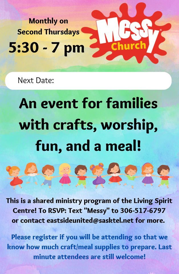 Messy Church December, Westminster United Church, Moose Jaw, December ...
