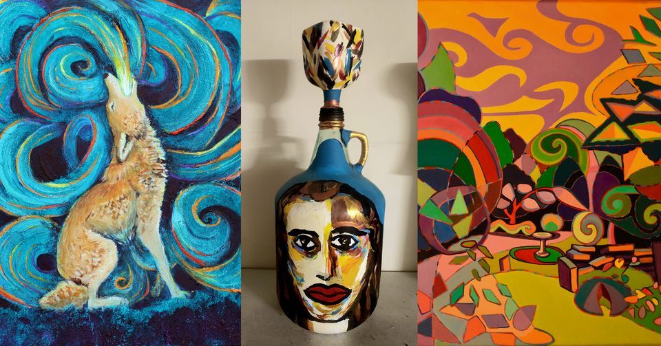 Mixed Media by Alicia Saxe & Paintings by Bill Sharp & Michelle Vigeant ...