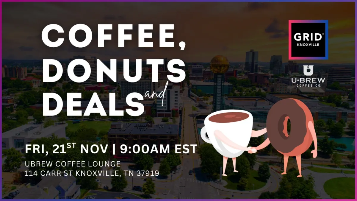 GRID Coffee, Donuts and Deals 🤝, Ubrew Coffee Lounge, Knoxville, 21 ...