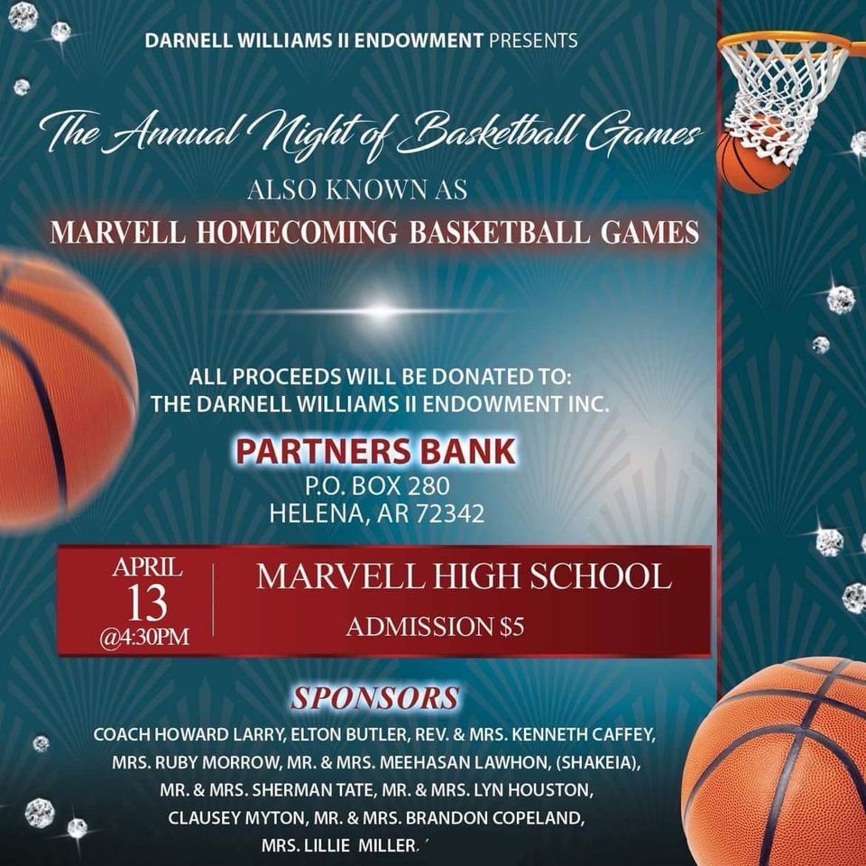 Night of Basketball- Marvell Homecoming Basketball Games, Marvell, AR ...