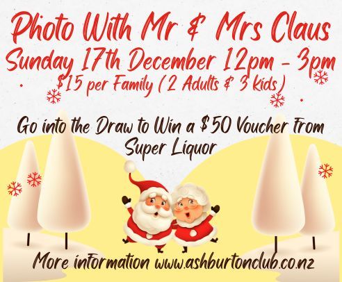 Photo with Mr & Mrs Claus , Ashburton Club & MSA, 17 December 2023 ...