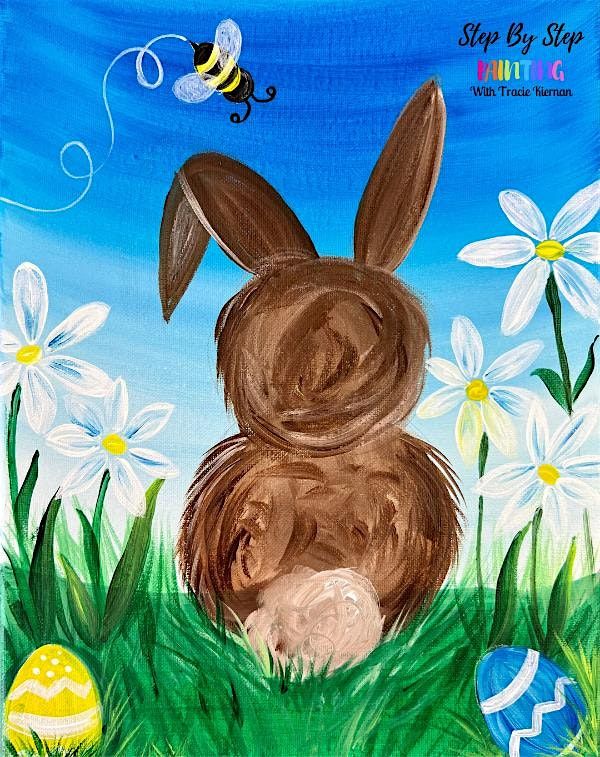 Paint with Ashley Blake “Chocolate Bunny” Paint Night, Harvest Market ...
