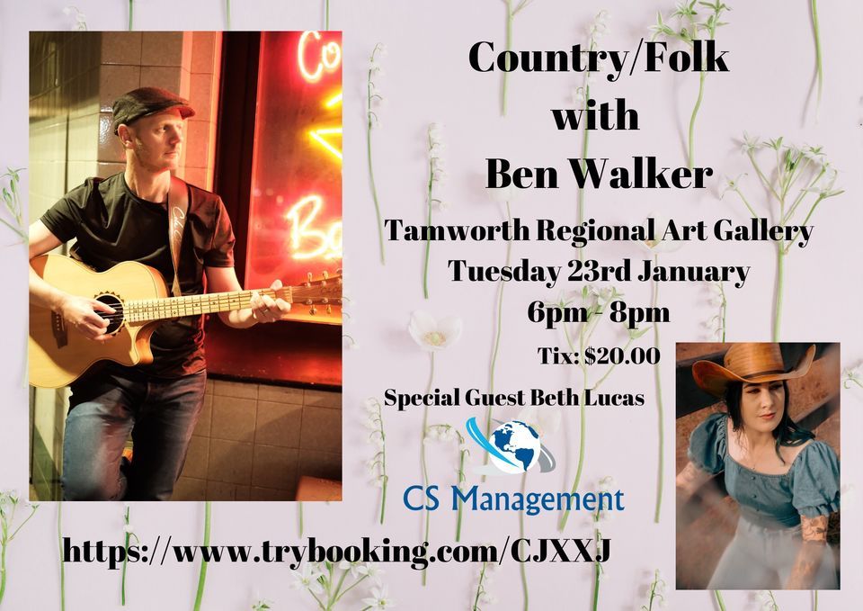 Country Folk with Ben Walker, Tamworth Regional Gallery, January 23 ...