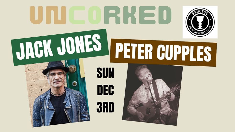 LIVE: Jack Jones & Peter Cupples, Sanctus Brewing Co, Alstonville, 3 ...