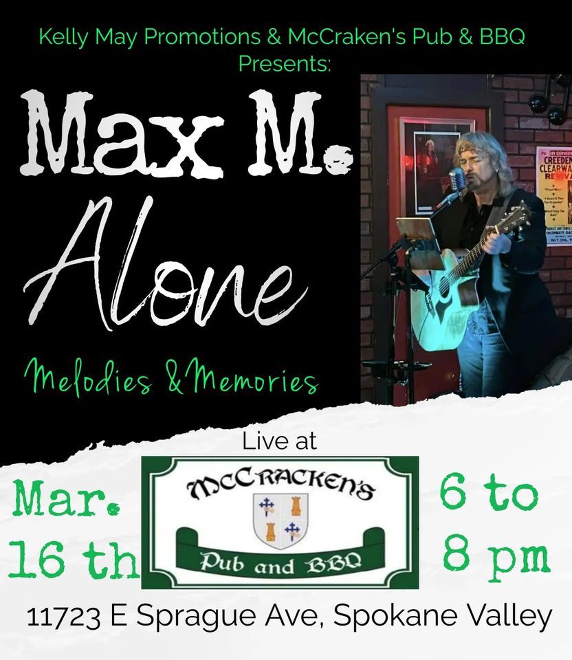 Max @ McCrackens Irish Pub Spokane Valley, McCracken's Irish Pub & BBQ ...