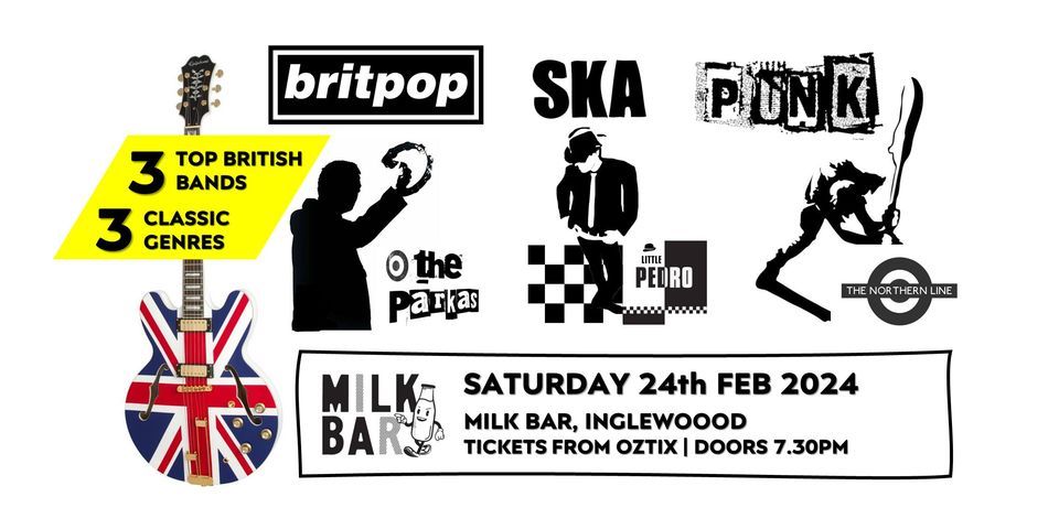 British Triple Header!, Milk Bar, Perth, February 24 2024 | AllEvents.in