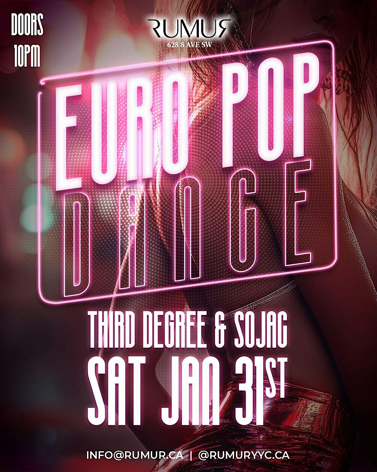 Euro Pop dance, Rumur, Calgary, 31 January to 1 February | AllEvents