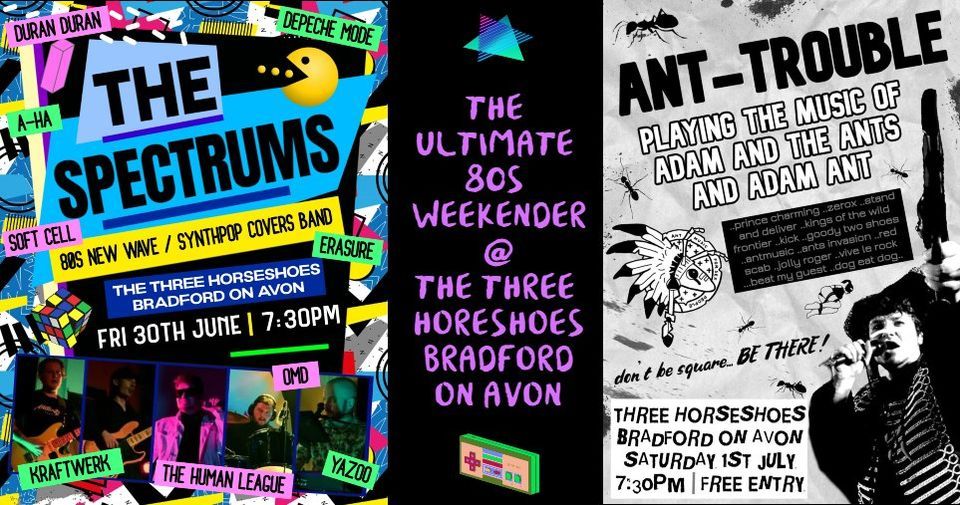 80S WEEKENDER @ THE SHOES! W/ The Spectrums (80s New Wave) + Ant ...