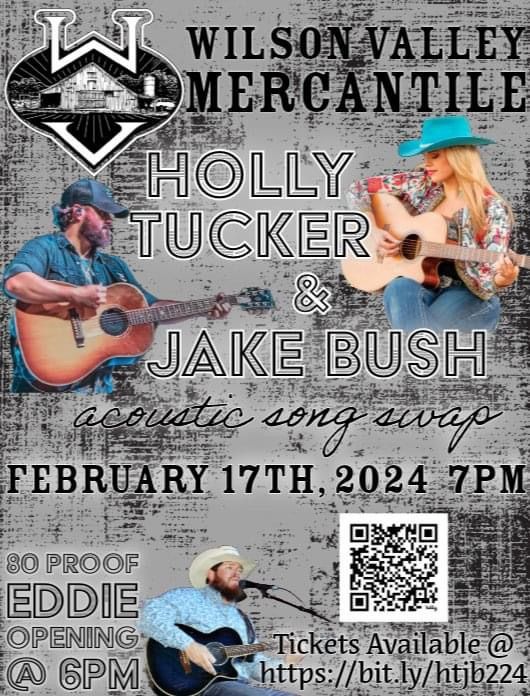 Song Swap - Jake Bush & Holly Tucker, Wilson Valley Mercantile, Little ...