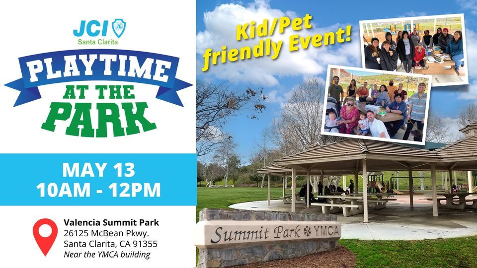 JCISC Playtime at the Park, Valencia Summit Park, Santa Clarita, 13 May