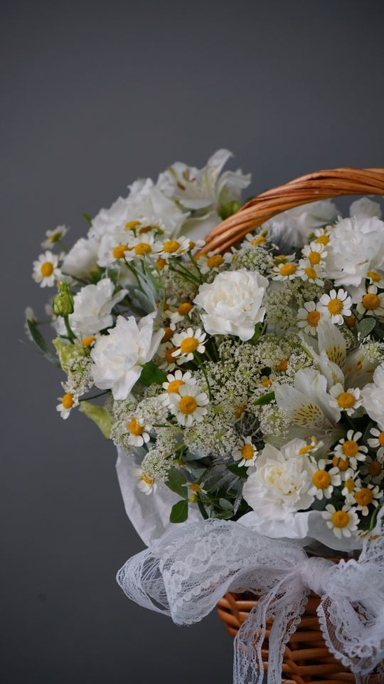 Beautiful Spring Basket with fresh flowers, Georgies Yard, Barnsley ...