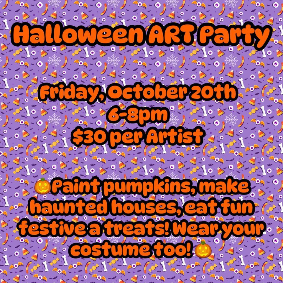 Mini Picassos Halloween ART Party, Mini Picassos, Roseville, 20 October ...