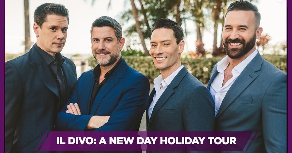 Il Divo: A New Day Holiday Tour, Sarasota Fl, Siesta Key, 20 December ...