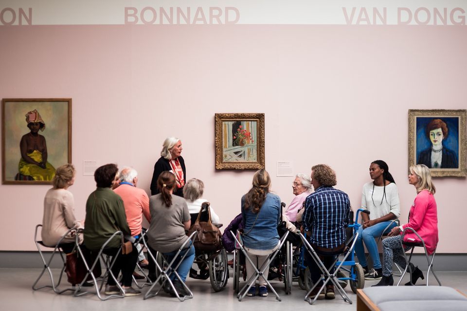 Rondleiding voor mensen met dementie en hun mantelzorgers, Museum Singer Laren, October 6 2023 ...