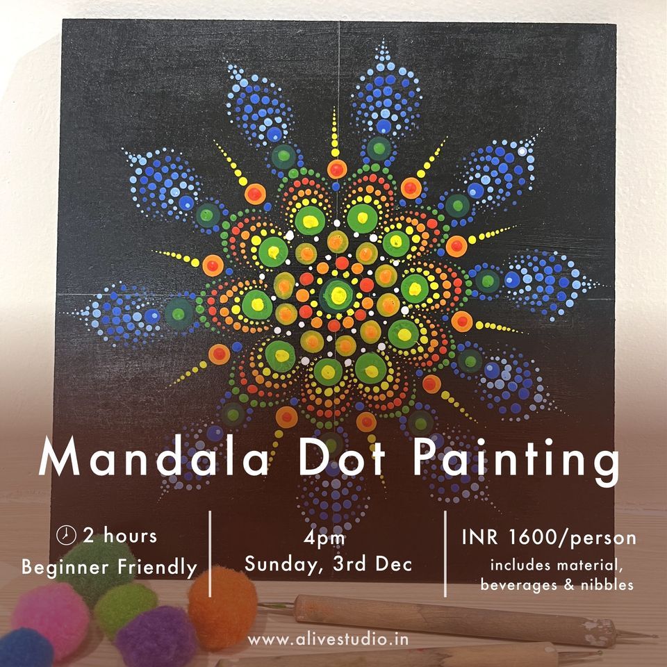 Mandala Dot Painting Workshop, Alive Studio, Golf Course Road, Sector ...