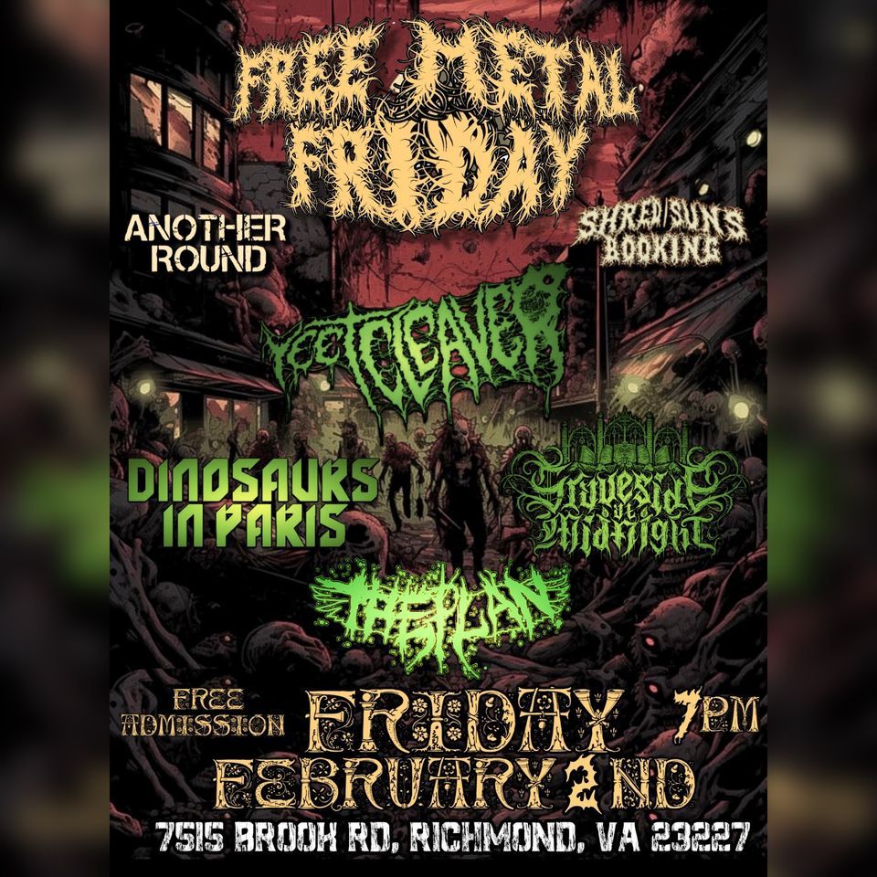 Free Metal Friday February 2024, Another Round Bar and Grill, Lakeside ...