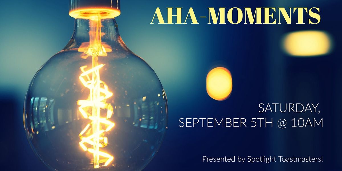 Whats A Aha Moment Westpool