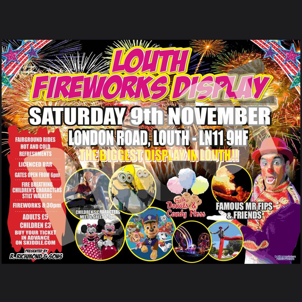 Louth Fireworks Display, Louth Cattle Market, 9 November 2024 | AllEvents