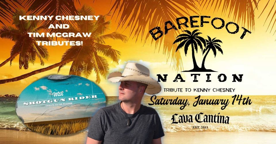 Barefoot Nation - Kenny Chesney Tribute w/ Shotgun Rider - Tim McGraw ...