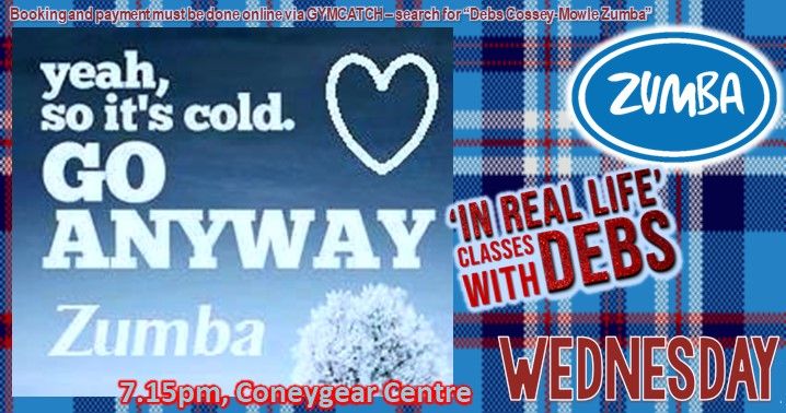 WEDNESDAY ZUMBA® "in person" with DEBS, Debs Zumba Huntingdon, November ...