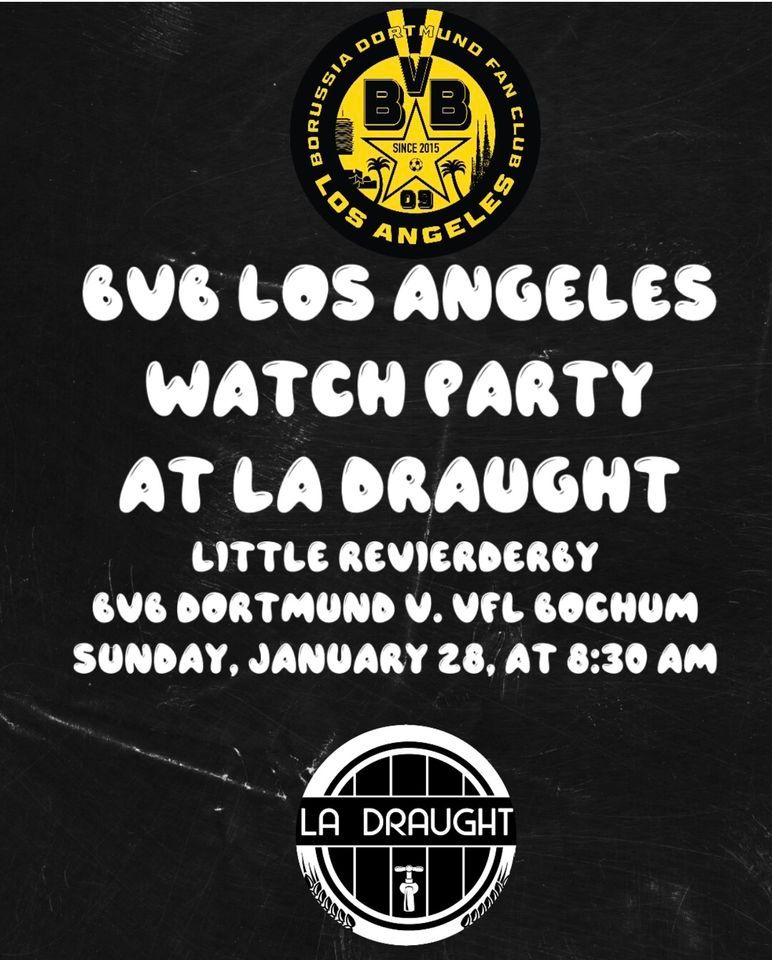 Little Revierderby Watchparty, L.A. Draught, Santa Monica, 28 January 2024 | AllEvents