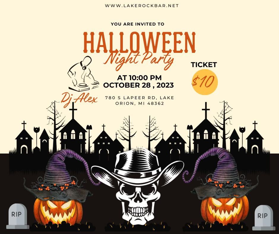 Halloween Party at Lake Rock, 780 S Lapeer Rd, Lake Orion, MI 48362 ...
