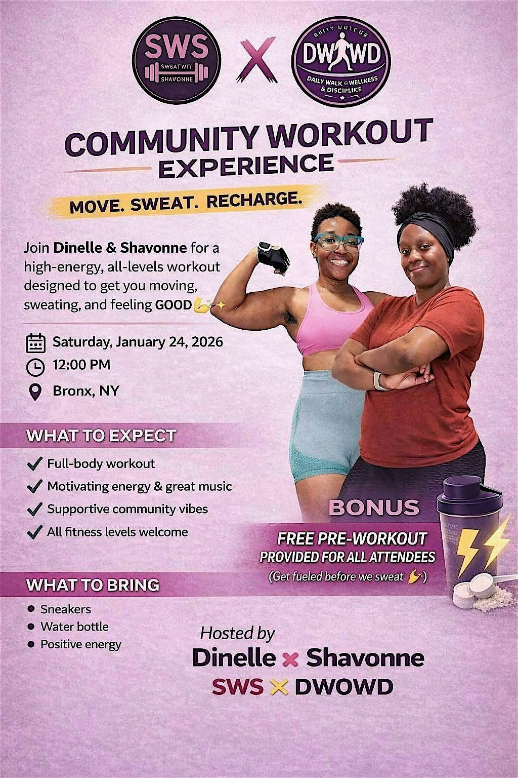 SWS & DWOWD Strength & Cardio Bootcamp, 1665 Andrews Ave S, The Bronx ...