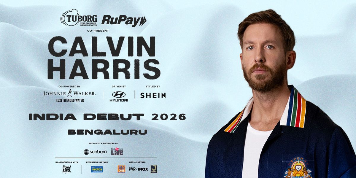 Attend CALVIN HARRIS - Live in Bengaluru in Bangalore on April 17, 2026 ...