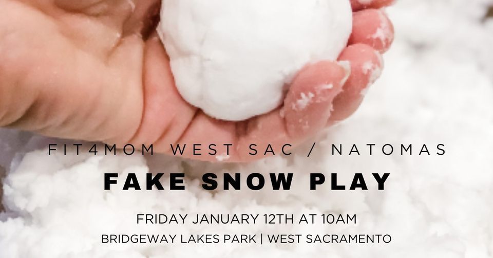 Free Playgroup Fake Snow Play Bridgeway Lakes Water Park West
