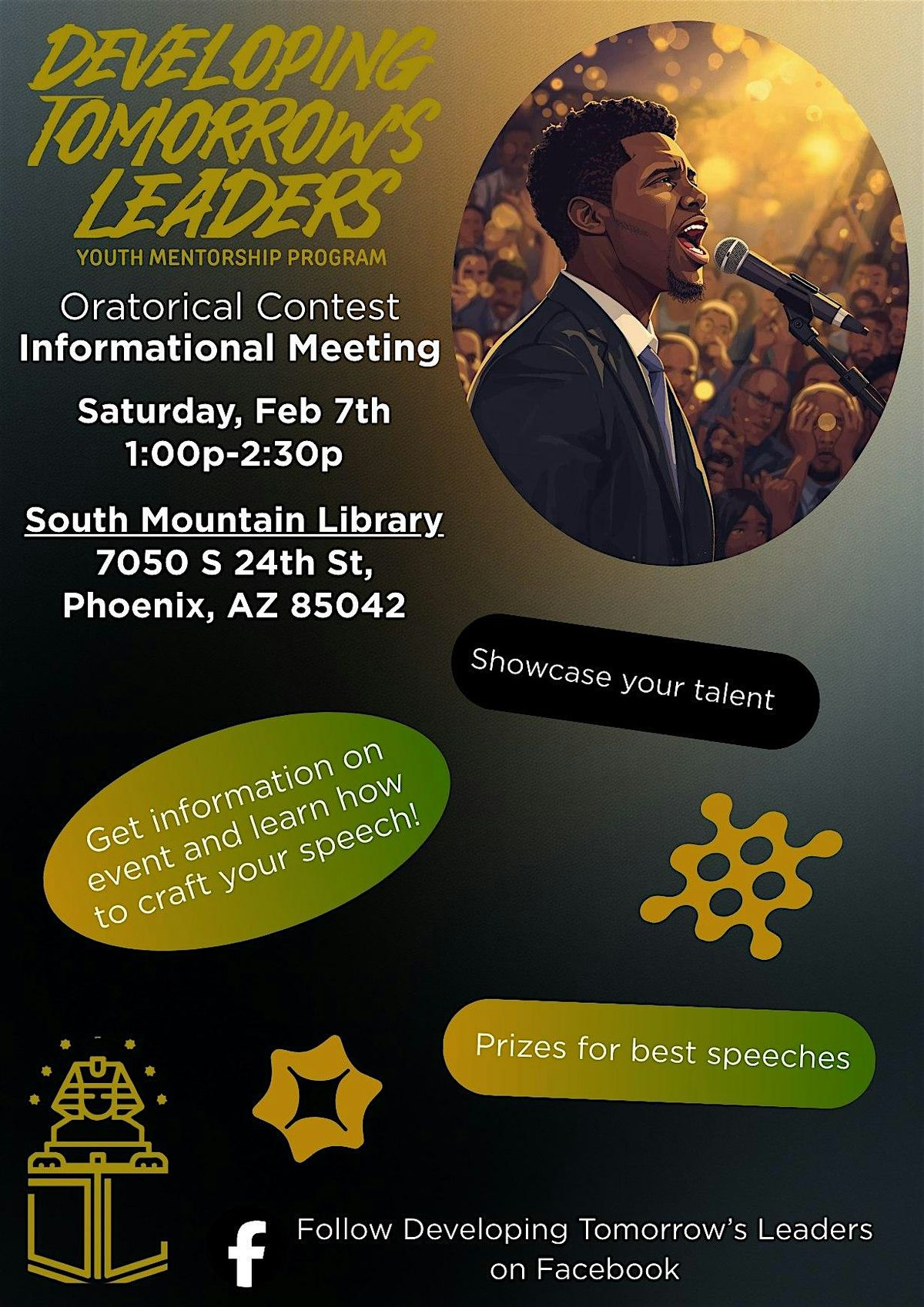 Youth Oratorical Competition Informational, South Mountain Community ...