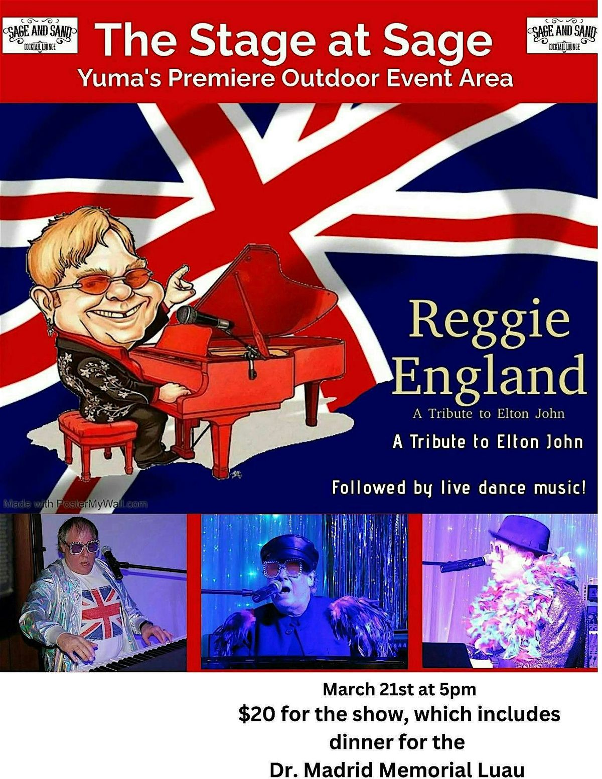 Dr Madrid Memorial Luau Presents Reggie England, Sage and Sand Cocktail ...