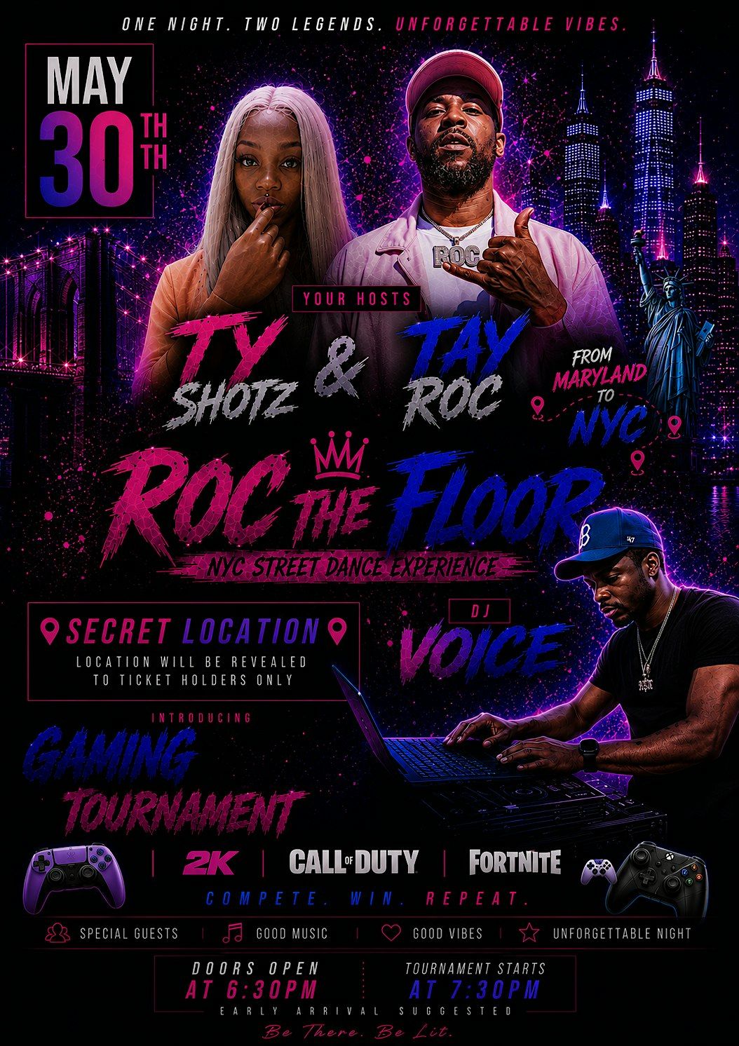 ROC THE FLOOR, Brooklyn, 30 May 2026 | AllEvents