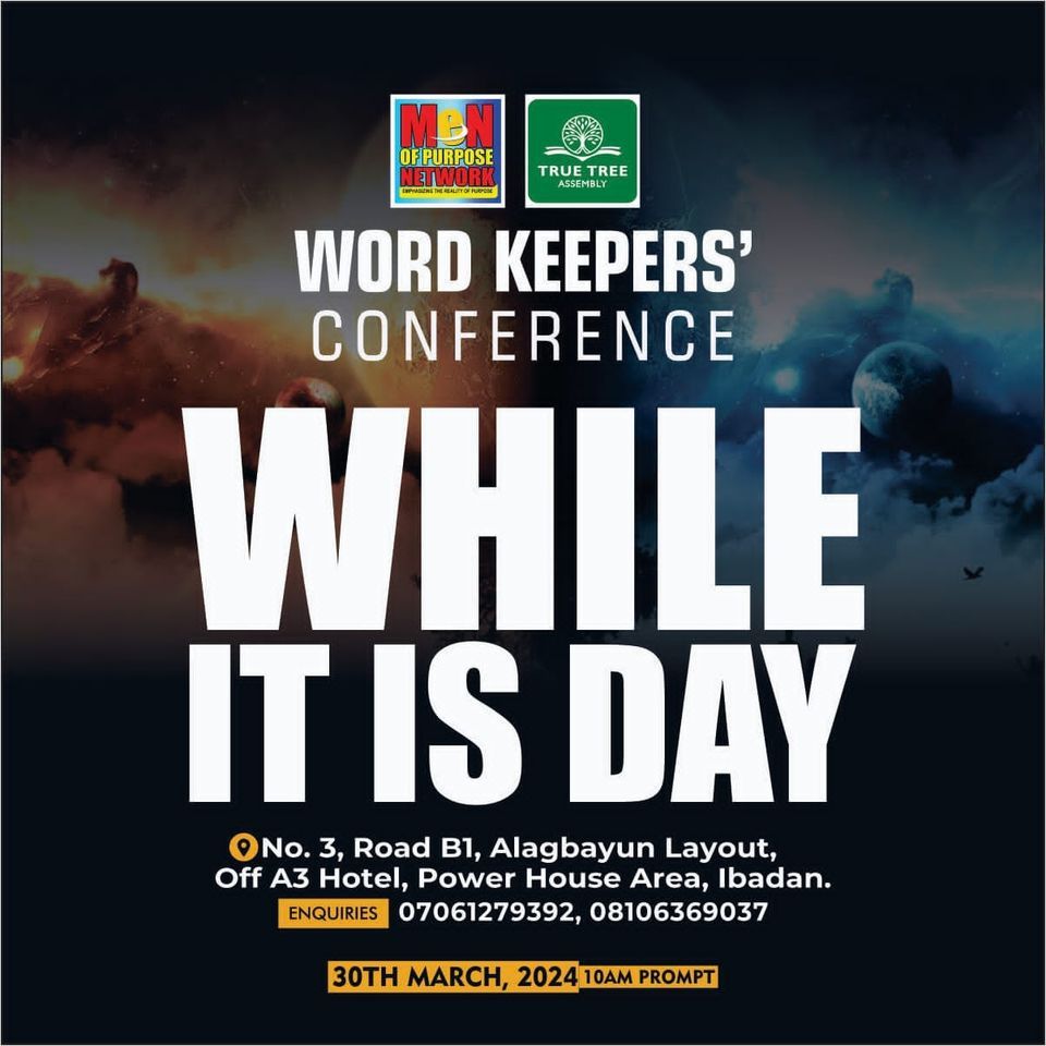 Word Keepers Conference 2024, No 3, Road B1, Alagbayun Layout, Off A3 ...
